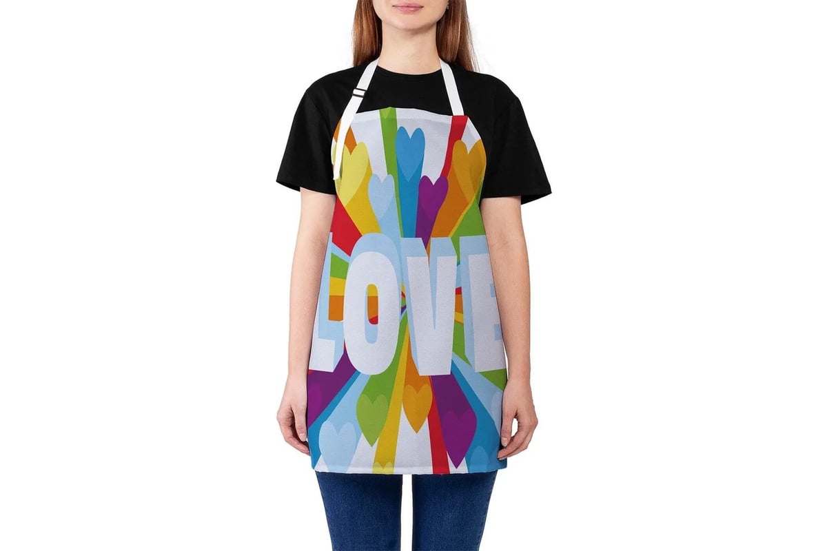 Кухонный фартук JOYARTY Любовь, универсальный размер для женщин и мужчин ap_422708 - выгодная ...
