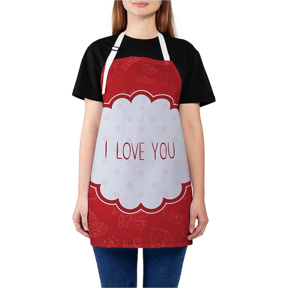 Кухонный фартук JOYARTY Рисунки праздника, универсальный размер для женщин и мужчин ap_422703 ...
