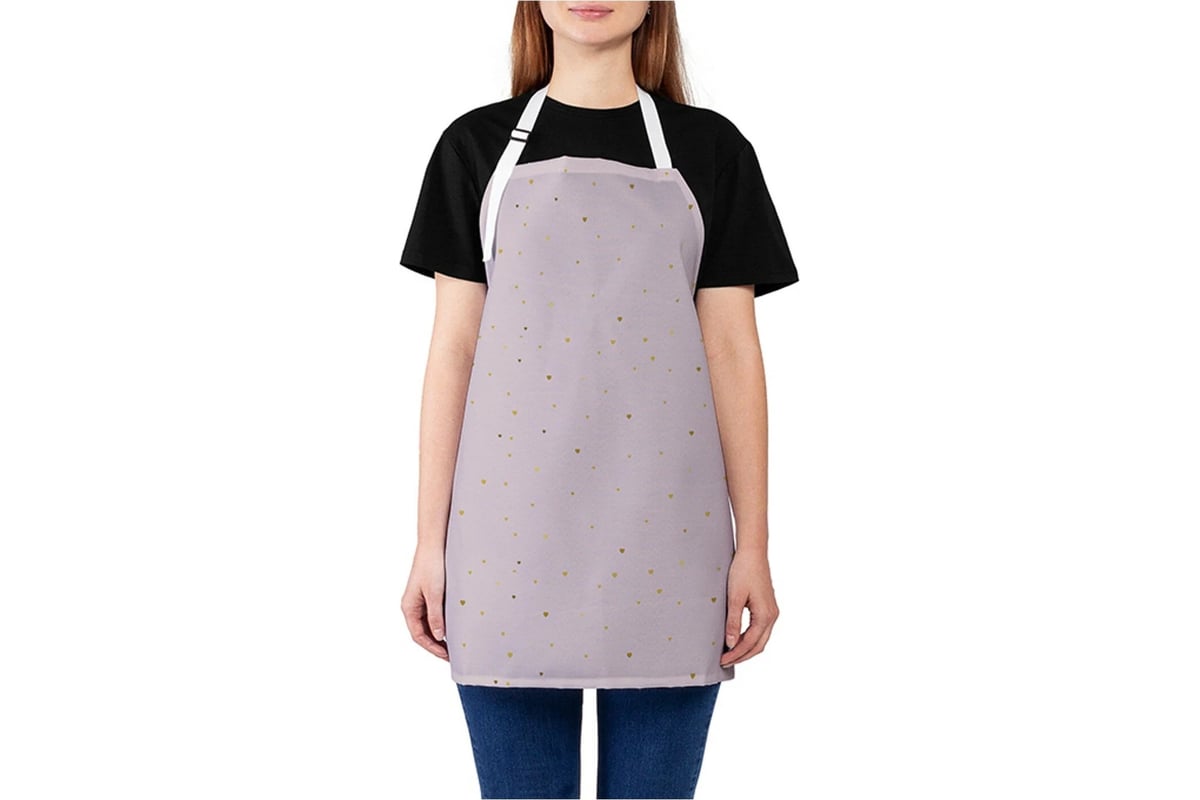 Кухонный фартук JOYARTY Снегопад из сердец, универсальный размер для женщин и мужчин ap_422636 ...