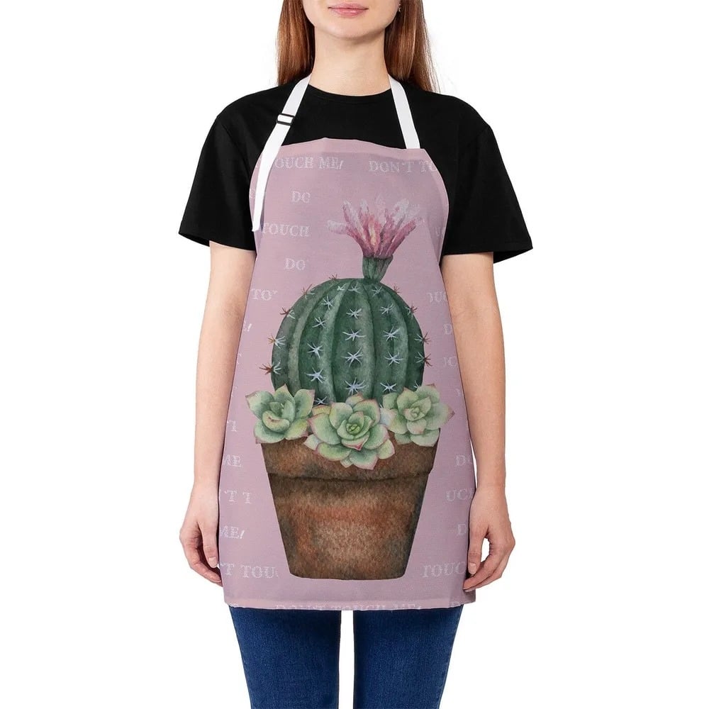 Кухонный фартук JOYARTY Кактусы в горшке, универсальный размер для женщин и мужчин ap_423251 ...