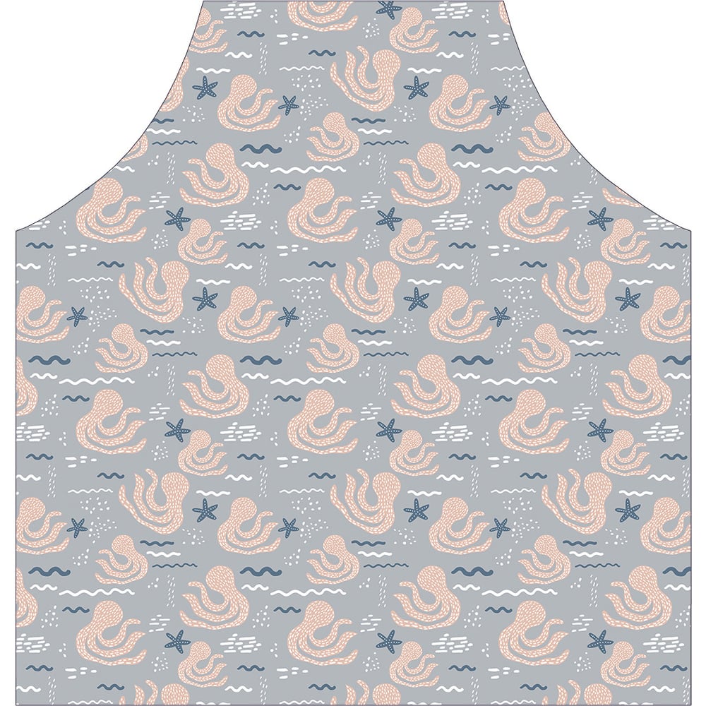 Кухонный фартук JOYARTY Осьминоги танцуют, универсальный размер для женщин и мужчин ap_423839 ...