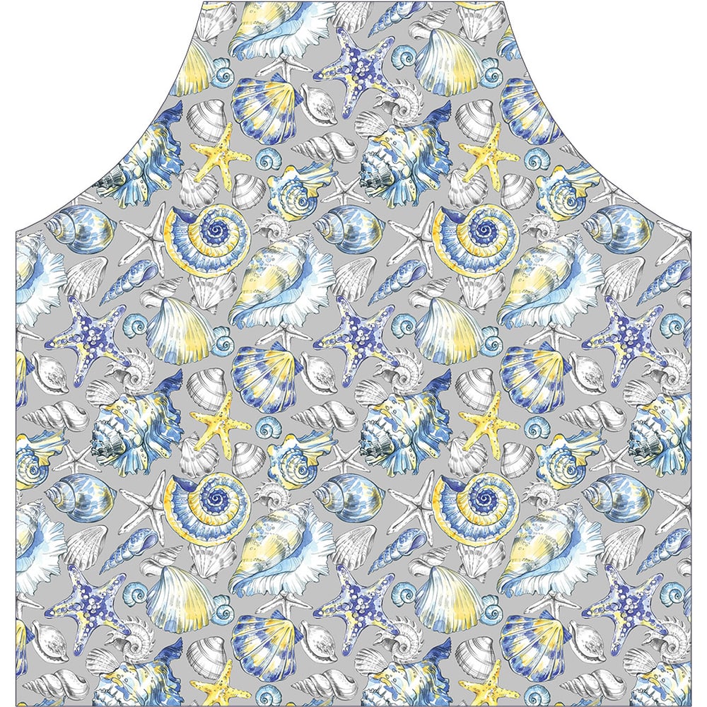 Кухонный фартук JOYARTY Морское изобилие, универсальный размер для женщин и мужчин ap_423830 ...