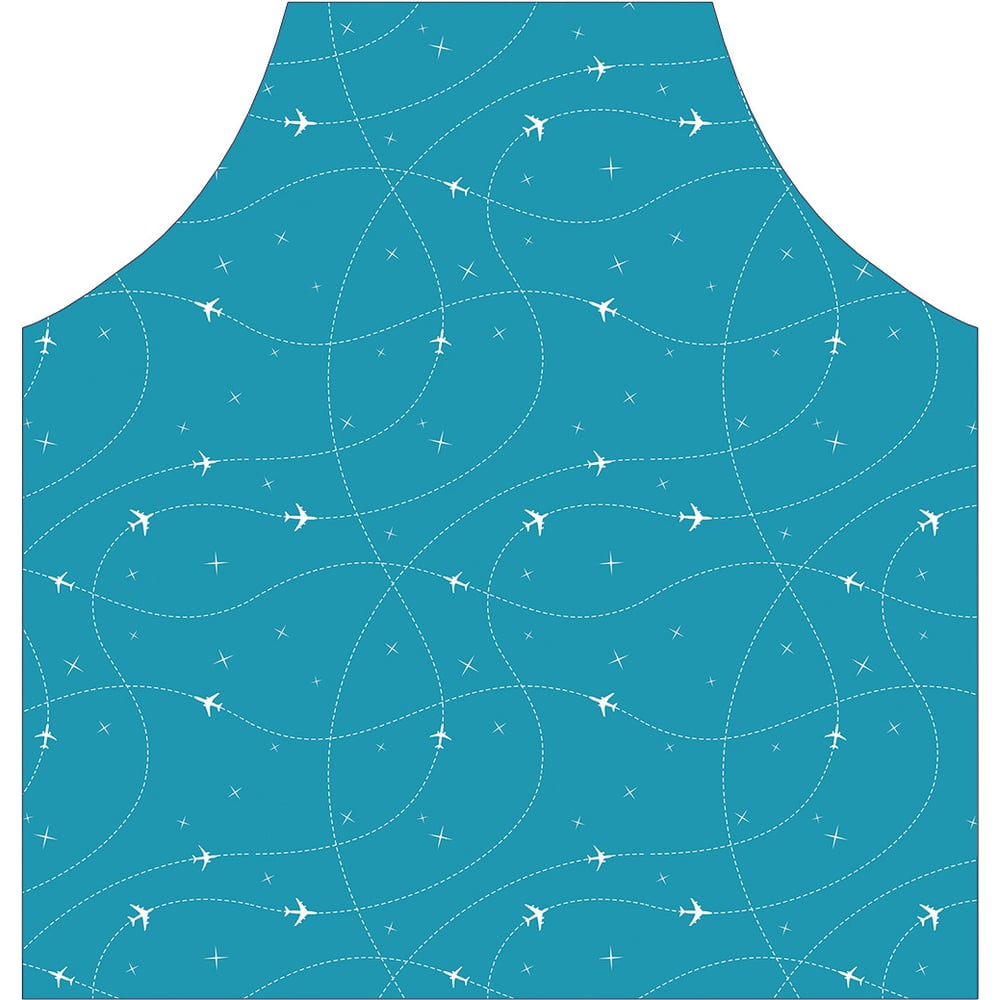 Кухонный фартук JOYARTY Траектория полета, универсальный размер для женщин и мужчин ap_423741 ...