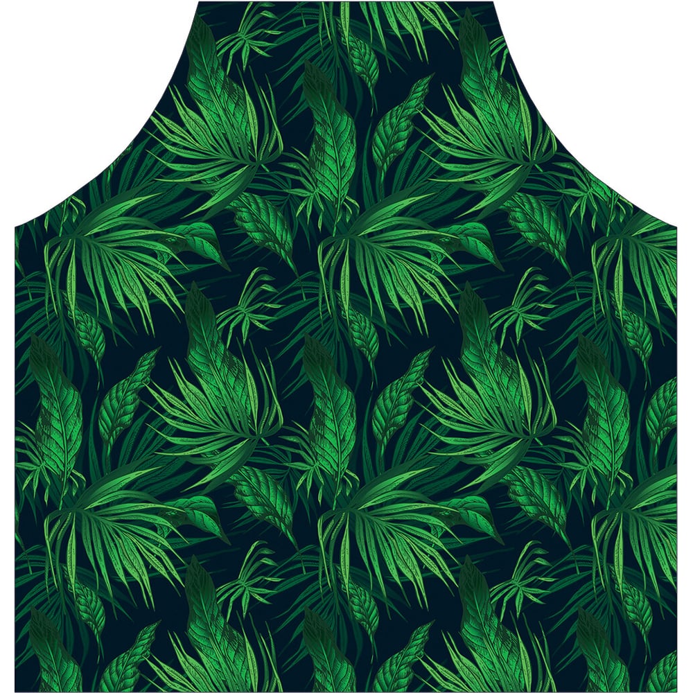 Кухонный фартук JOYARTY Тропический лес, универсальный размер для женщин и мужчин ap_423821 ...