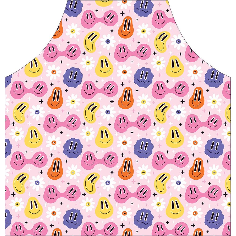 Кухонный фартук JOYARTY Эмоции смайлов, универсальный размер для женщин и мужчин ap_423868 ...