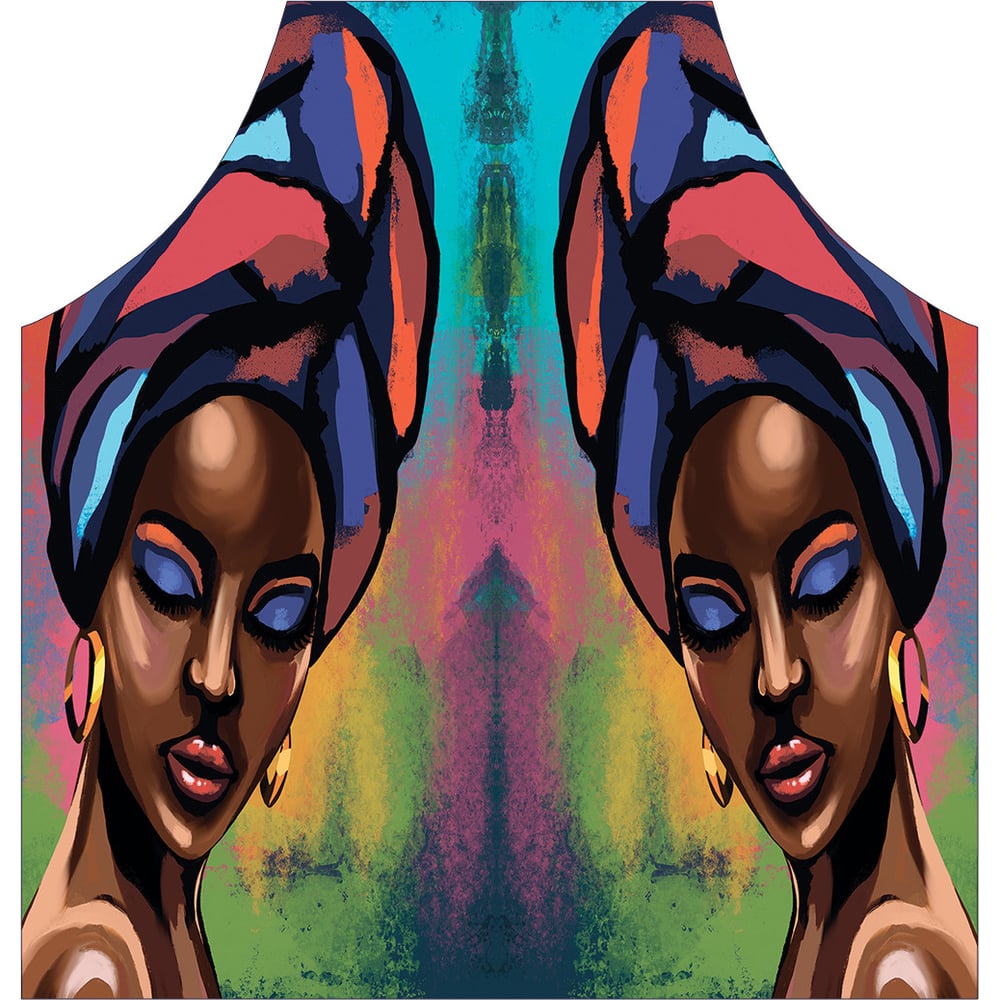 Кухонный фартук JOYARTY Африканка, универсальный размер для женщин и мужчин ap_425003 - выгодная ...