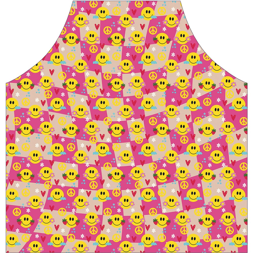 Кухонный фартук JOYARTY Smiling face, универсальный размер для женщин и мужчин ap_423257 ...