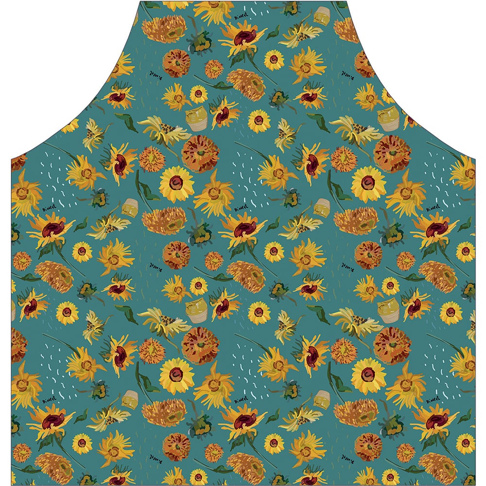 Кухонный фартук JOYARTY Подсолнухи лета, универсальный размер для женщин и мужчин ap_423861 ...