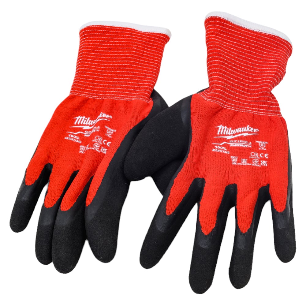 Зимние перчатки с защитой от порезов Milwaukee, уровень 1, размер XL/10 4932471345 - выгодная ...