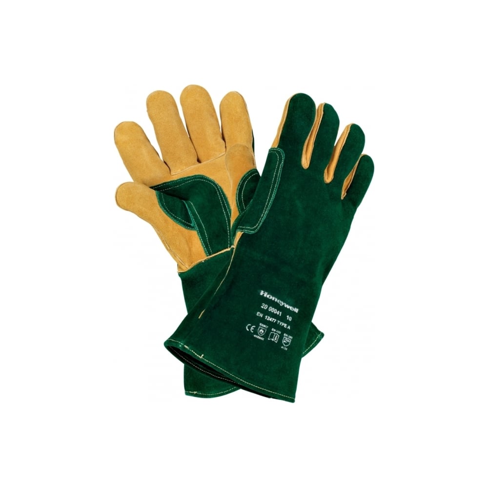 Краги сварщика Honeywell Green Welding термостойкий спилок, усиленные ...