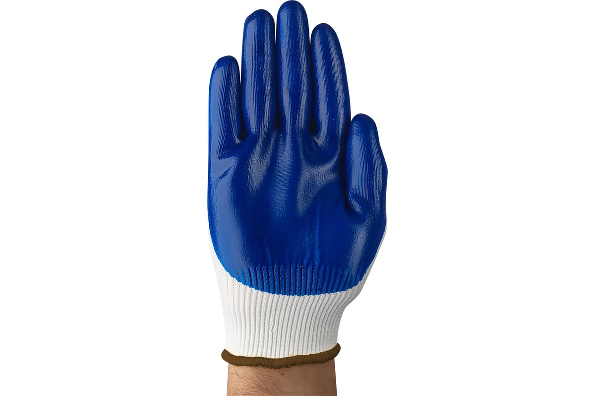 Перчатки маслоотталкивающие от механических повреждений Ansell HyFlex ...