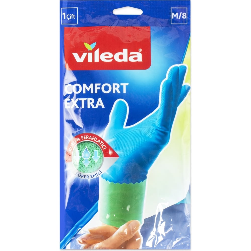 Перчатки Vileda комфорт экстра m 160366 - выгодная цена, отзывы ...