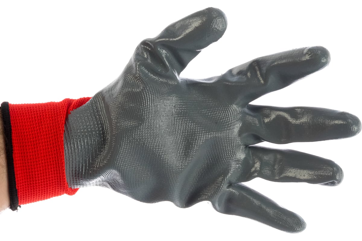 Вязанная синтетическая перчатка INTERTOOL, красная, размер 10 SP-0124 - выгодная цена, отзывы ...