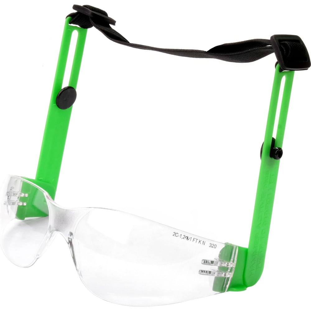 Очки встраиваемые в каску РОСОМЗ О15 HAMMER ACTIVE plus бесцветные 11537/1 - выгодная цена ...