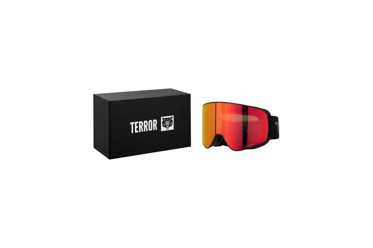 Маска TERROR SPECTRUM Black - Red ONE SIZE 4680607482179 - выгодная ...