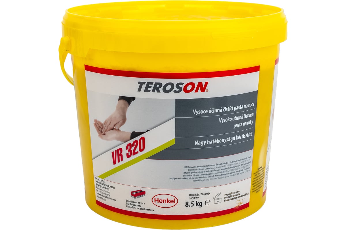 Очиститель для рук TEROSON VR 320 8.5кг 2185111 - выгодная цена, отзывы, характеристики, фото ...