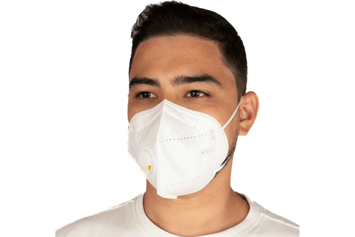 Респиратор с клапаном SAMGRUPP KN95 FFP2 50 шт SR-072000095-50 - выгодная цена, отзывы ...