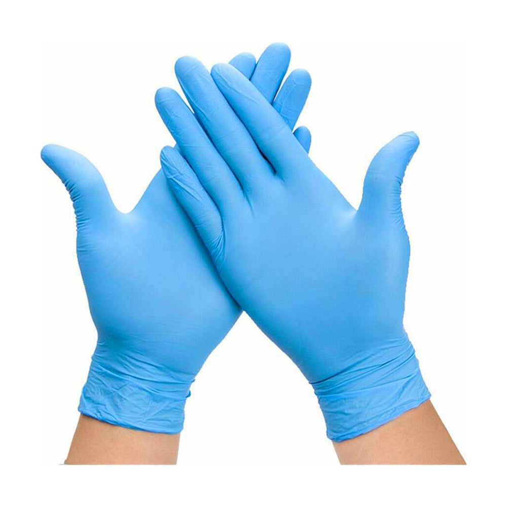Нитриловые перчатки EcoLat Ocean blue 100 шт./уп. размер L, 3035/L ...