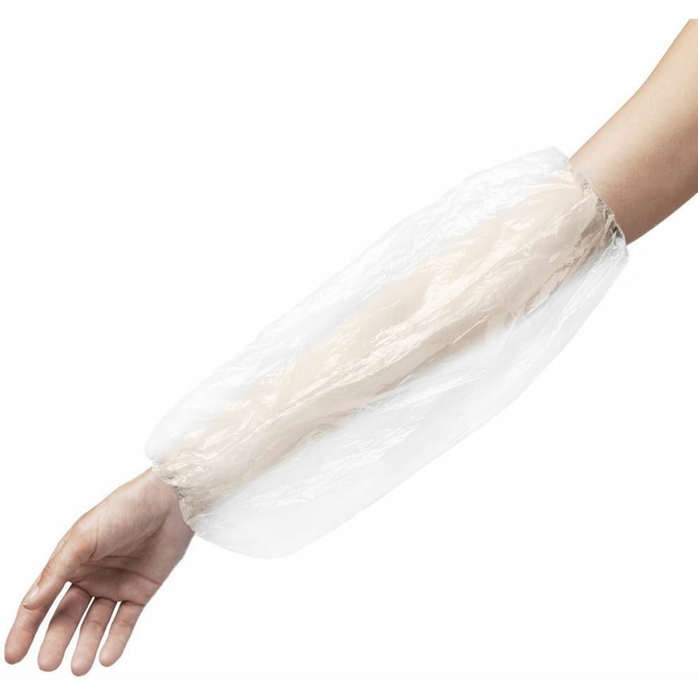 Нарукавники одноразовые прочные ОФИСМАГ Комплект 50 штук (25 пар) Пэ ...