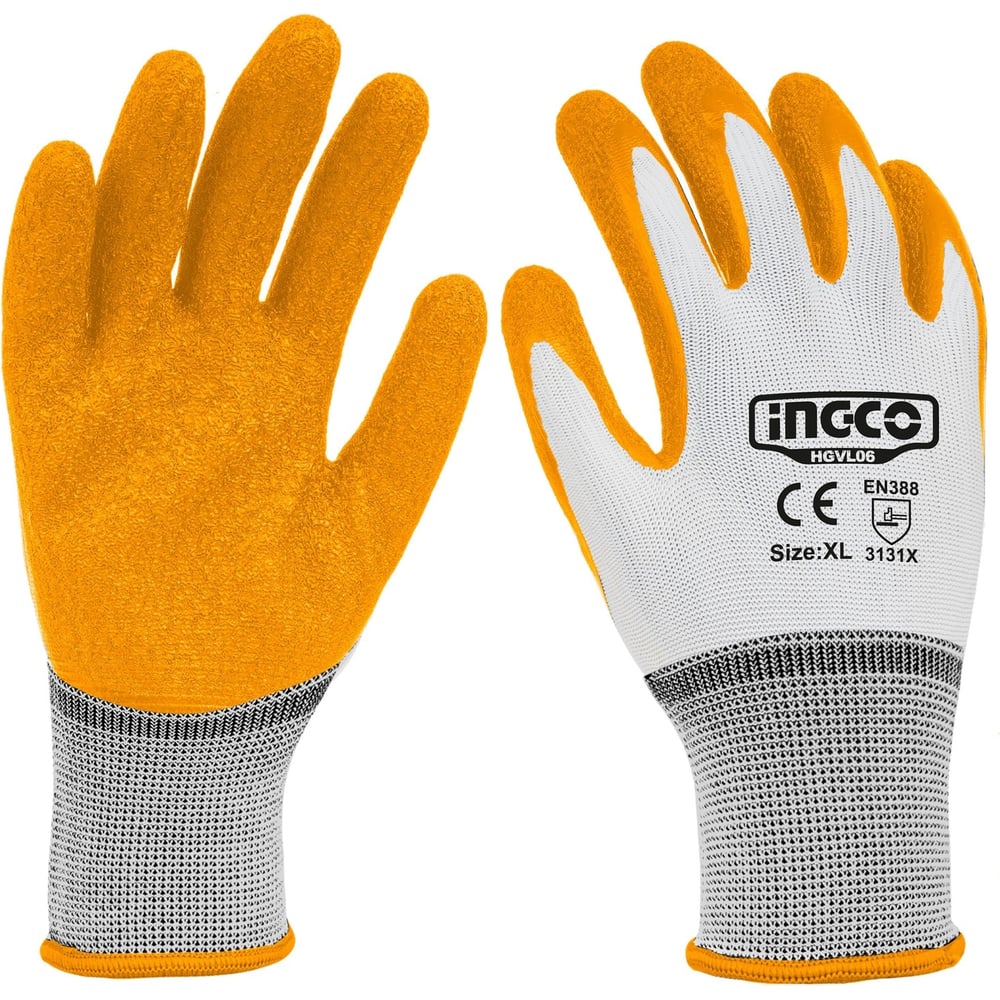 Перчатки латексные INGCO XL HGVL06 - выгодная цена, отзывы ...