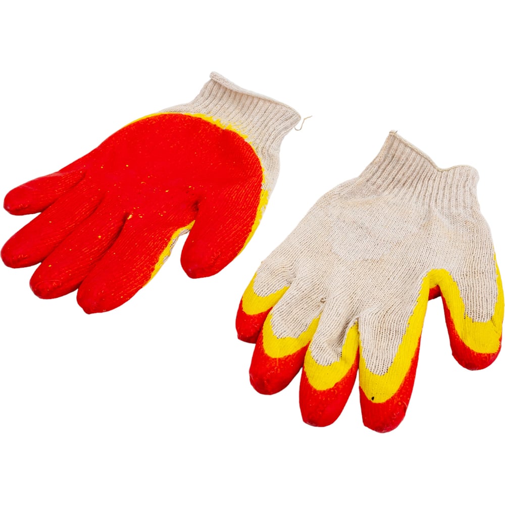 Перчатки с двойным латексным обливом DINFIX ULTRA 13 класс, красные, 1 ...