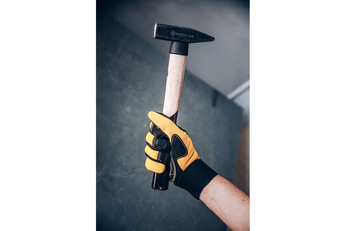 Антивибрационные перчатки Jeta Safety JAV01-VP, р. 11/ХХl, черно-желтые ...