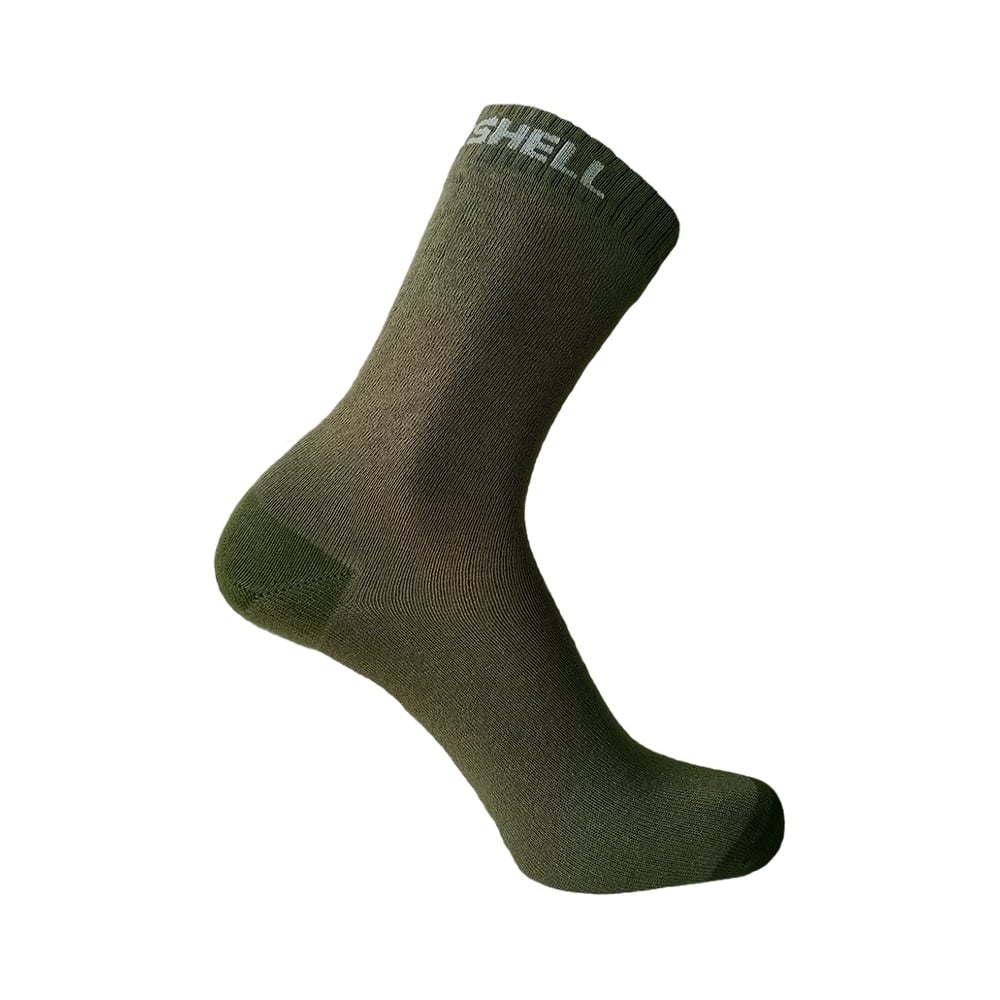 Водонепроницаемые носки DexShell Ultra Thin Crew, L/43-46, оливковый/зеленый DS683OGL - выгодная ...