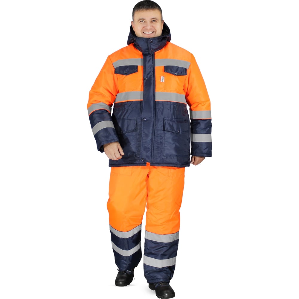 Костюм утепленный РАССО "Трассер" куртка+ПК (тк. Оксфорд), р.60-62/194-200 76601 (60/194 ...