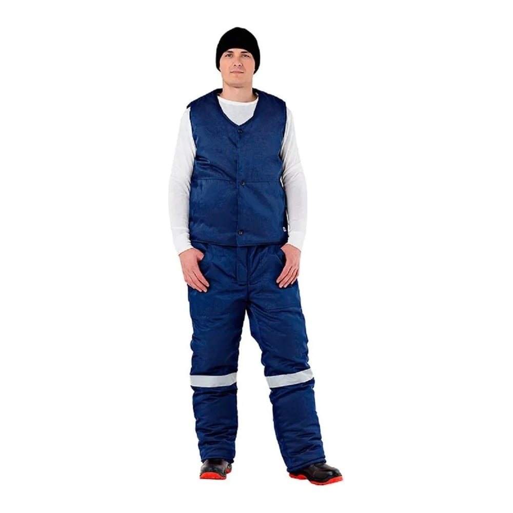 Утепленный жилет АМПАРО Квест, синий, р. 48-50, рост 194-200 Жил101 96-100/194-200 - выгодная ...