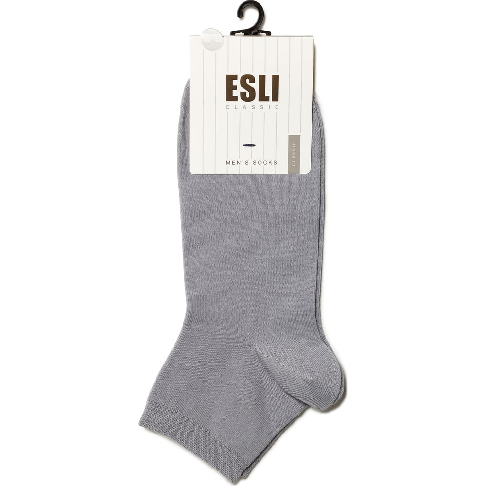 Мужские короткие носки ESLI CLASSIC 14С-120СПЕ, р.25, 000 серый ...