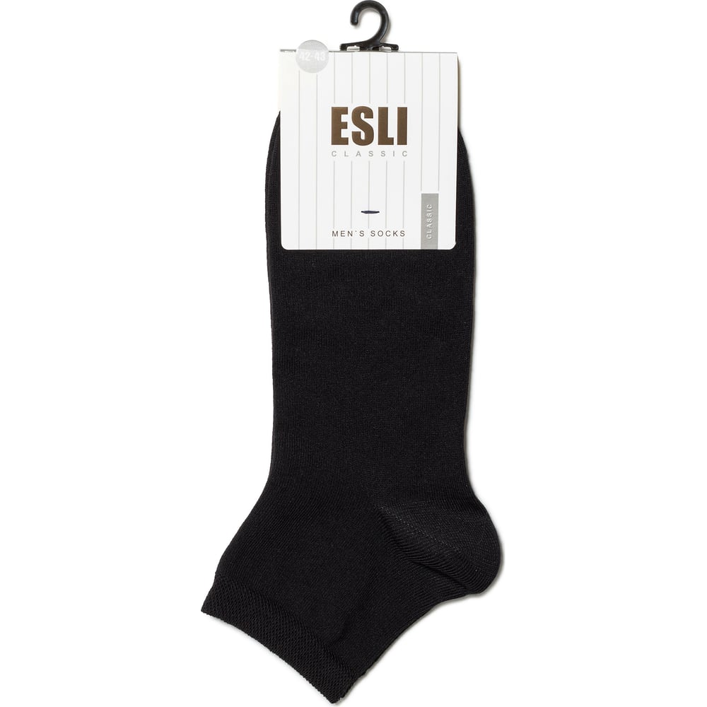 Мужские короткие носки ESLI CLASSIC 14С-120СПЕ, р.29, 000 черный ...