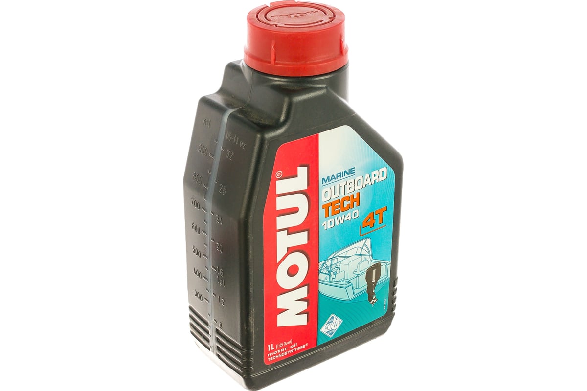 Масло для лодочных моторов OUTBOARD TECH 4T 10W40 1 л MOTUL 106397 ...