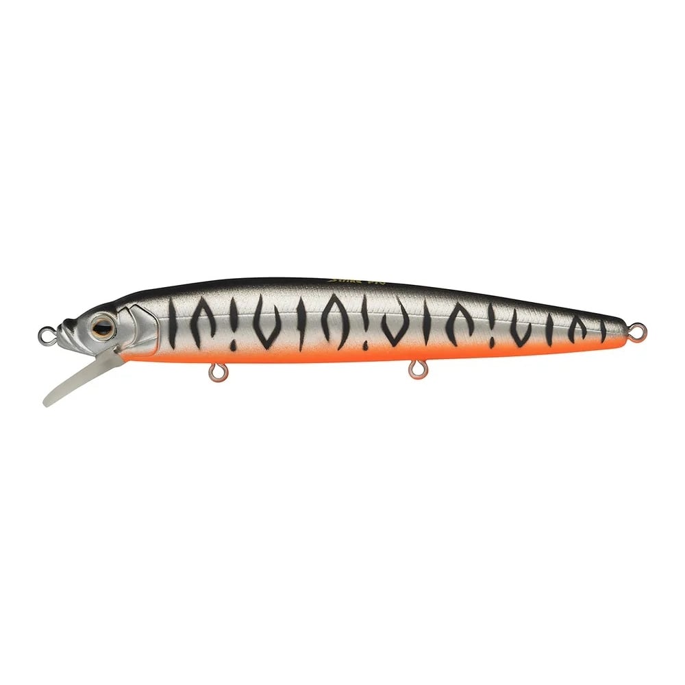 Воблер Strike Pro Alpha Minnow 115 цвет: A243ES Grey Shadow Mat Tiger ...