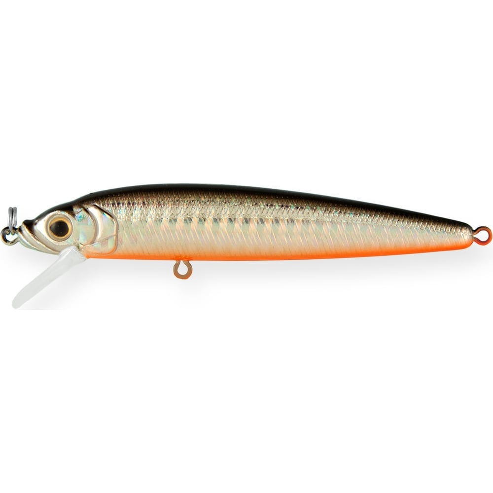 Воблер Strike Pro Alpha Minnow 95 цвет: A70-713 Black Silver OB EG-034F ...