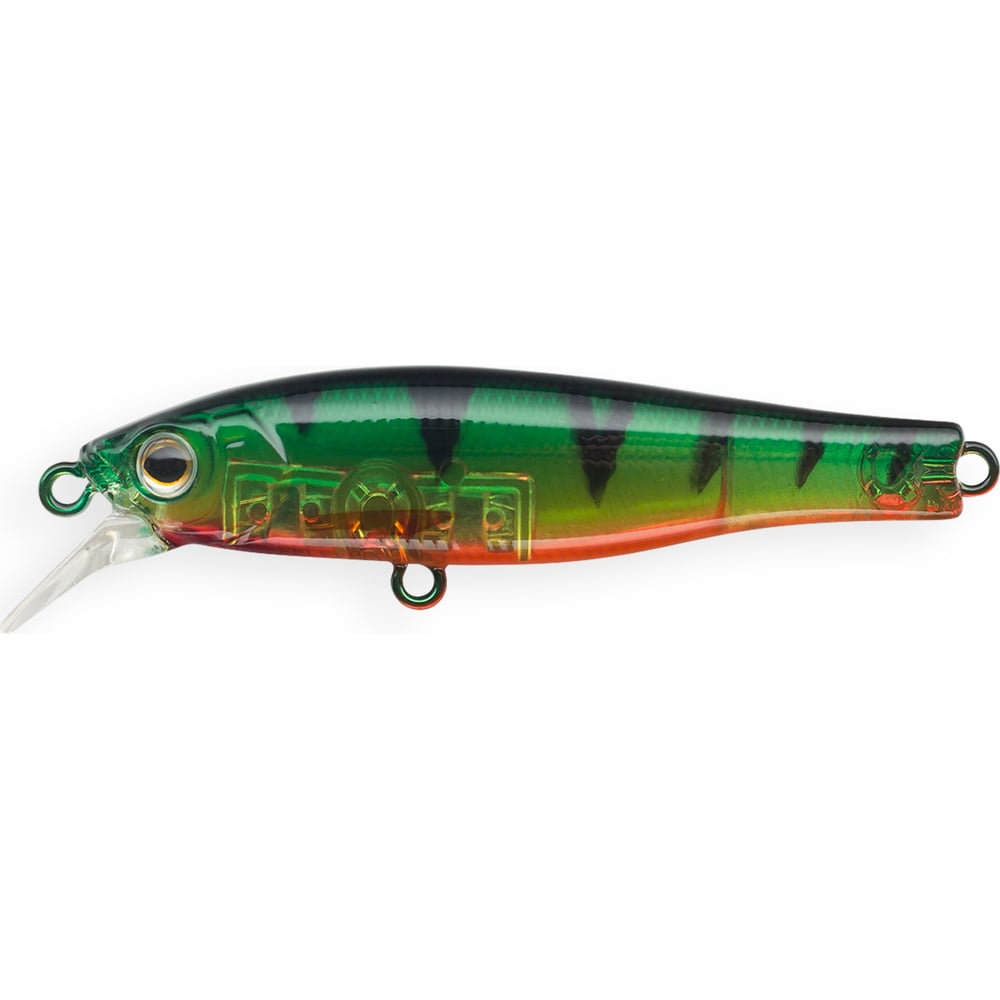 Воблер Strike Pro Quick Minnow 40 S цвет: A102G Transparent Perch JS ...