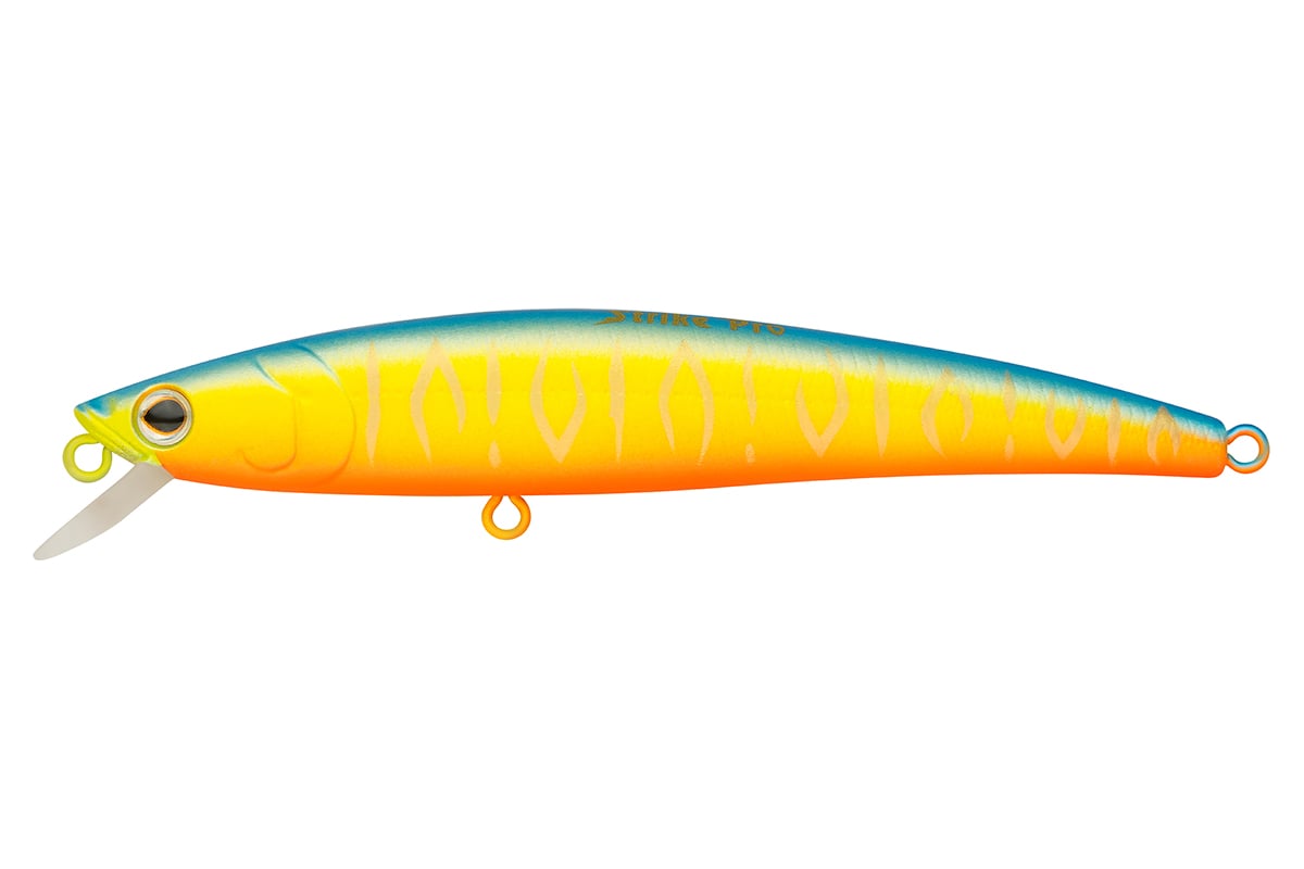 Воблер Strike Pro Arc Minnow 120SP цвет: A252S Bullfinch Mat Tiger EG ...
