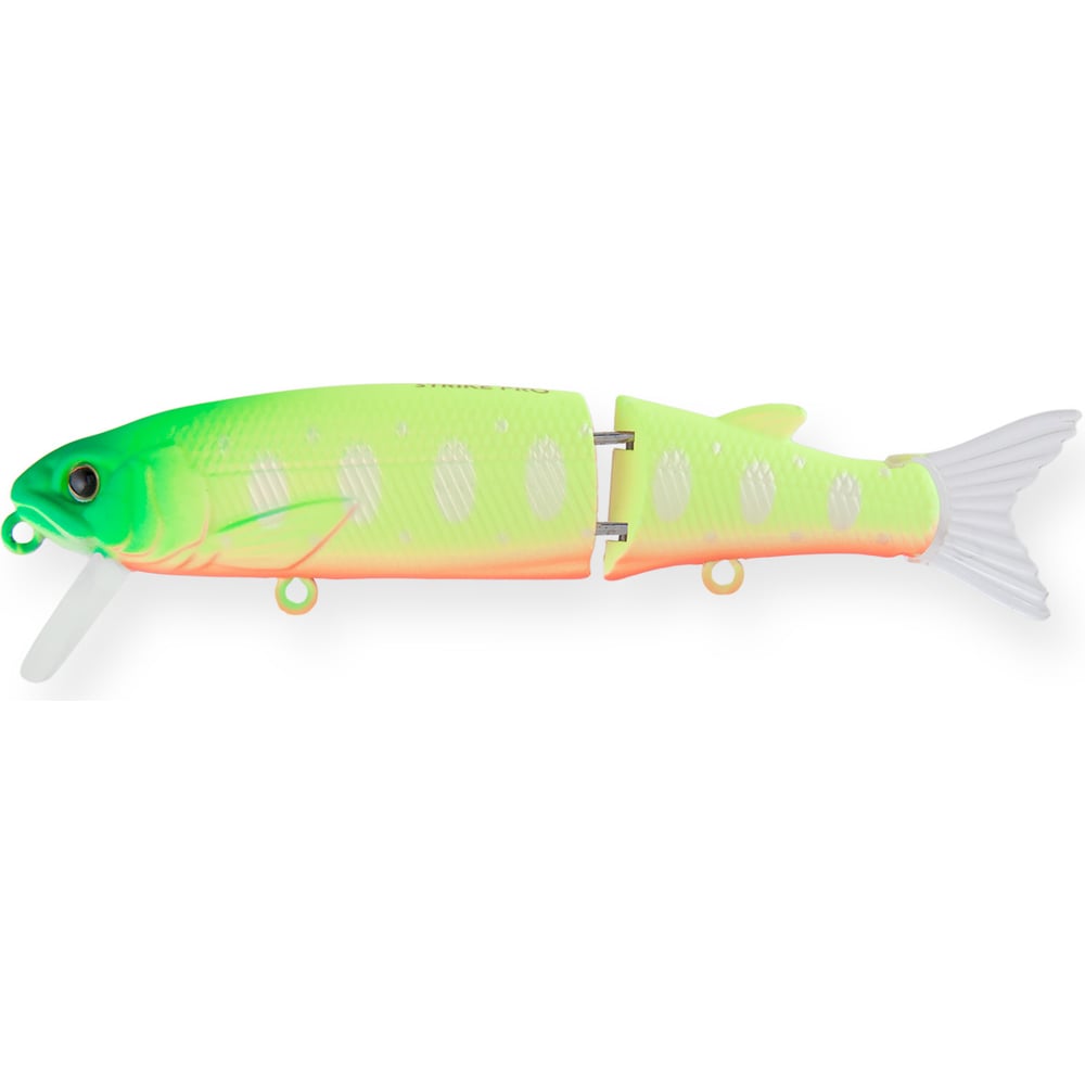 Воблер Strike Pro Glider 105 цвет: A178S Lemon Mat Tiger EG-157-SP# ...