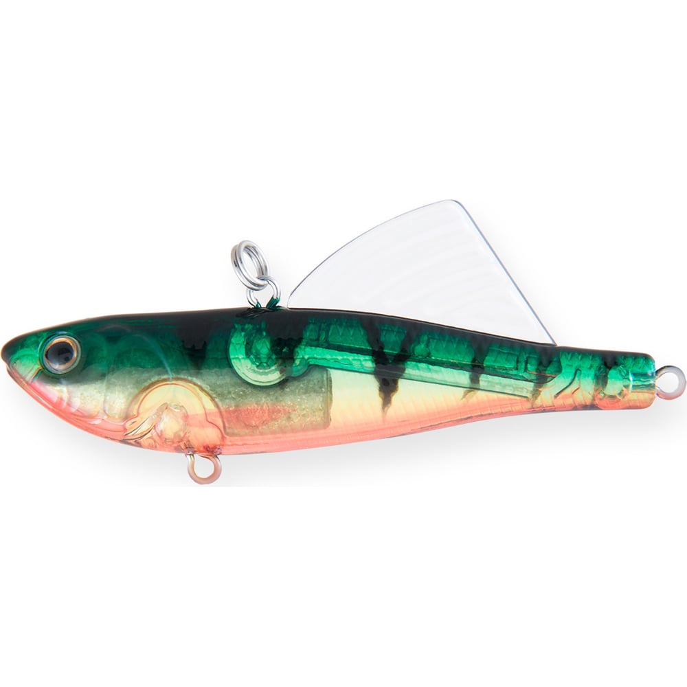 Воблер Strike Pro Tornado Vibe 65 цвет: A102G Transparent Perch EG-204A ...