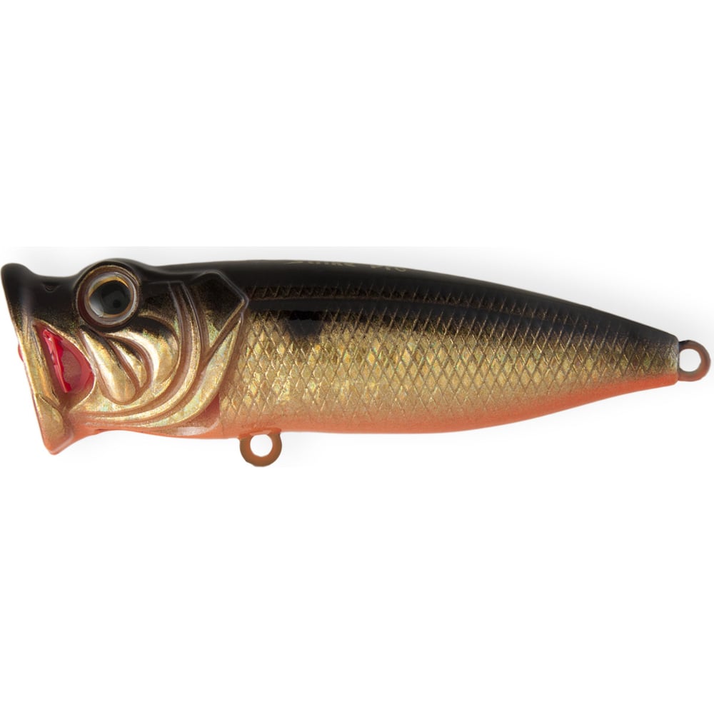 Воблер Strike Pro Pike Pop Mini 45 цвет: 613-713 Black Back Smoked OB ...