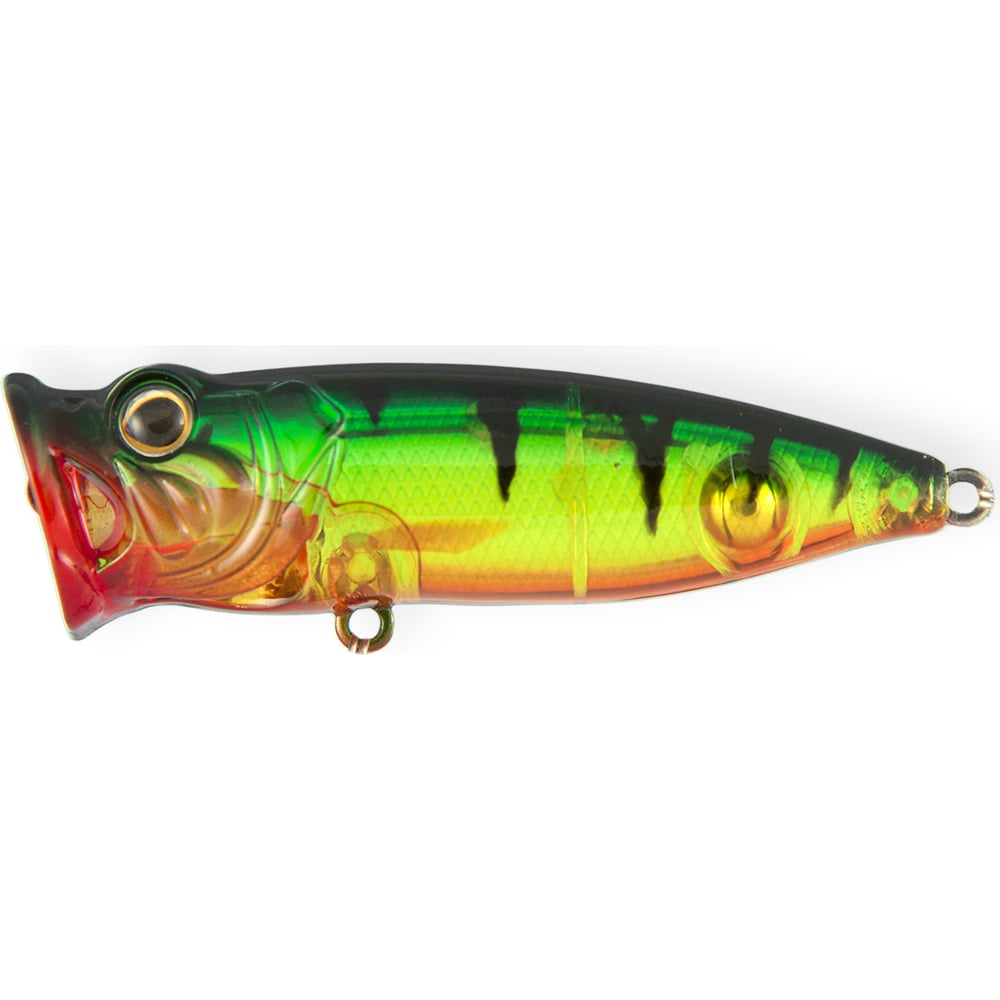 Воблер Strike Pro Pike Pop Mini 45 цвет: A102G Transparent Perch SH ...