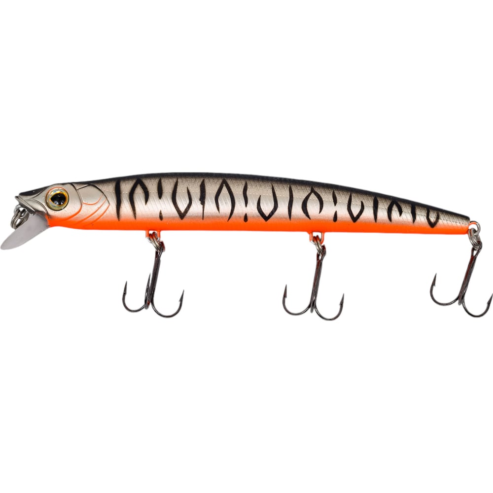 Воблер Strike Pro Wiggle Stick 140 цвет: A243ES Grey Shadow Mat Tiger ...