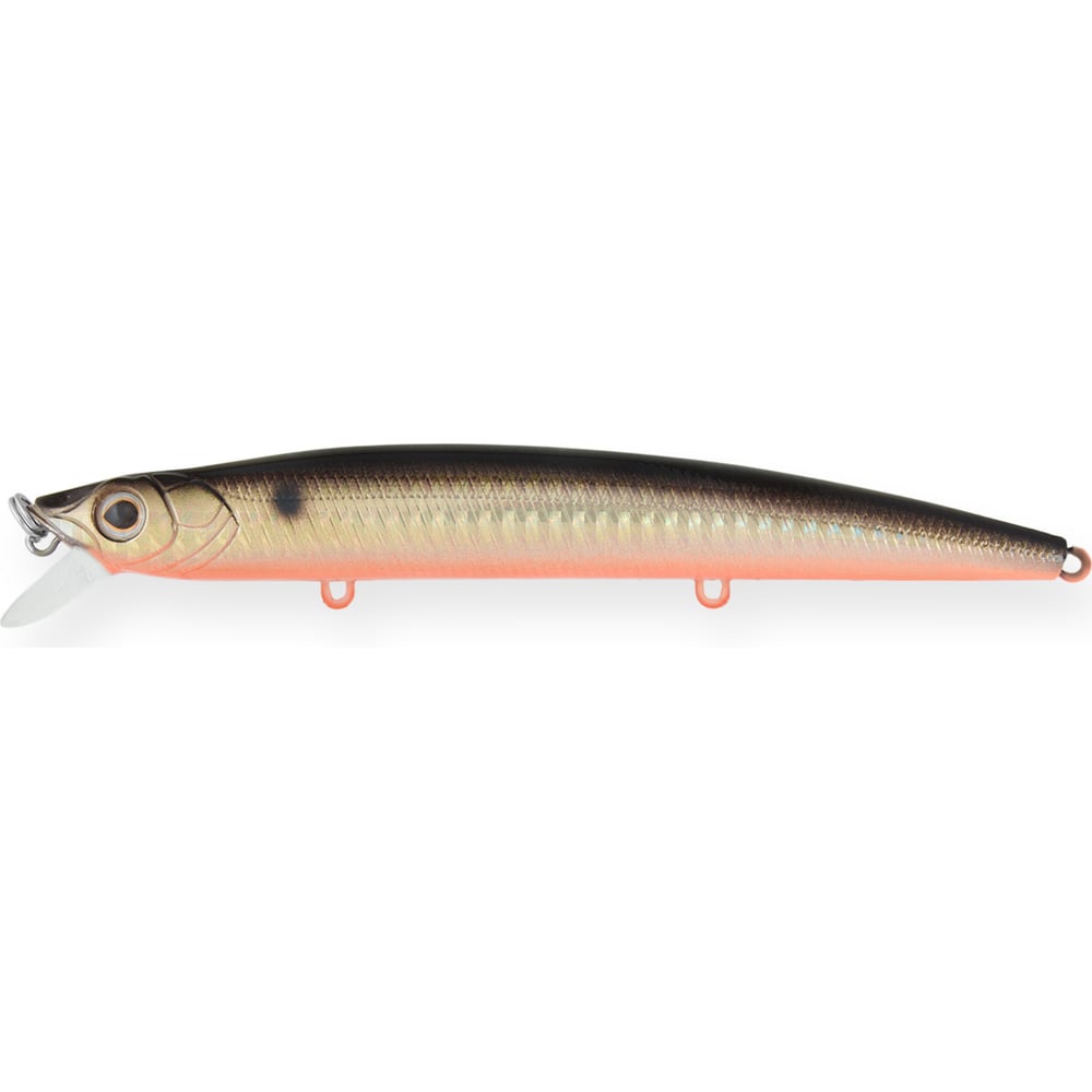 Воблер Strike Pro Wiggle Stick 140 цвет: 613-713 Black Back Smoked OB ...