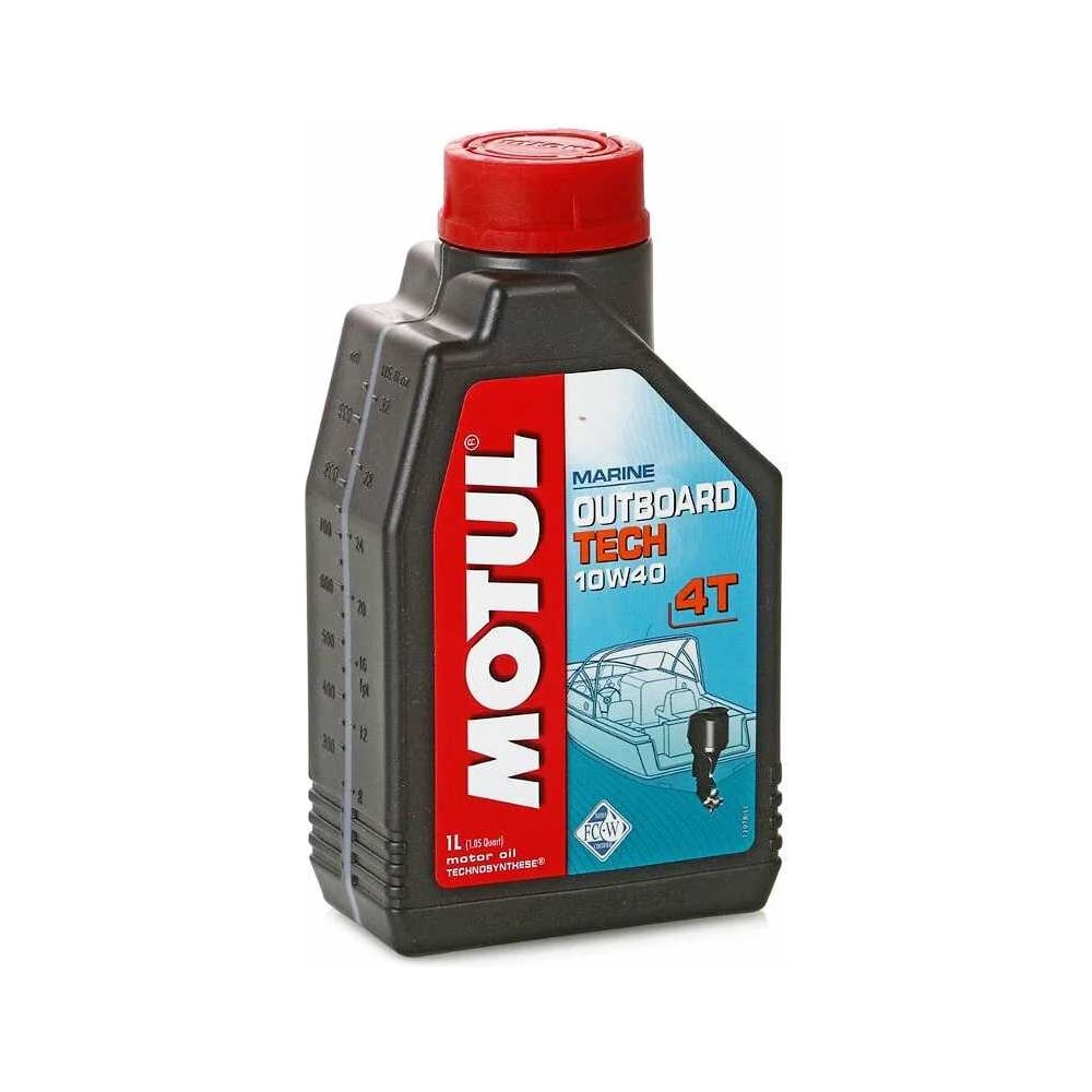 Масло для лодочных моторов MOTUL OUTBOARD TECH 4T 10W40 1 л 112751 ...