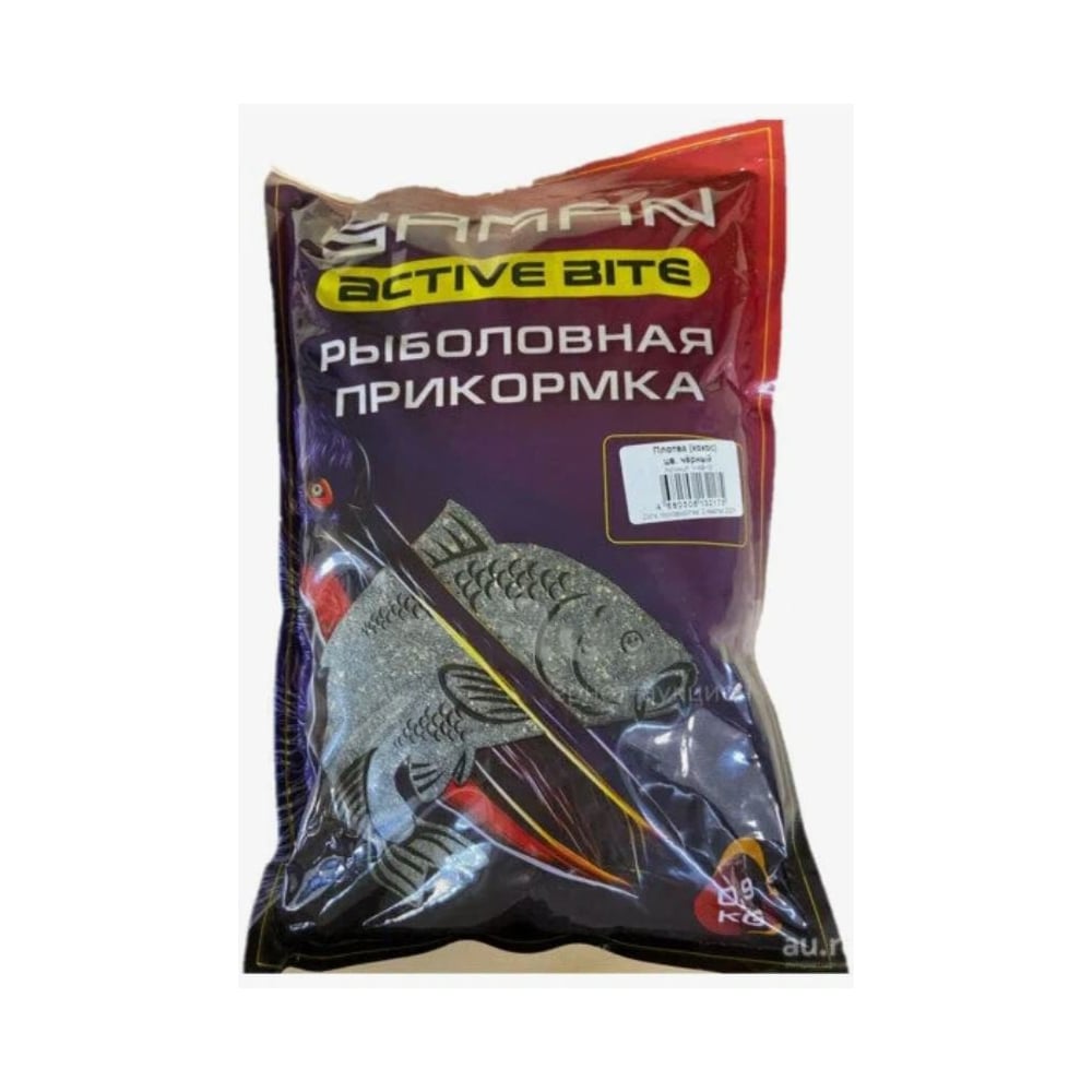 Прикормка Yaman Active Bite Лещ (бисквит), чёрный, 900 г Y-AB-14 ...