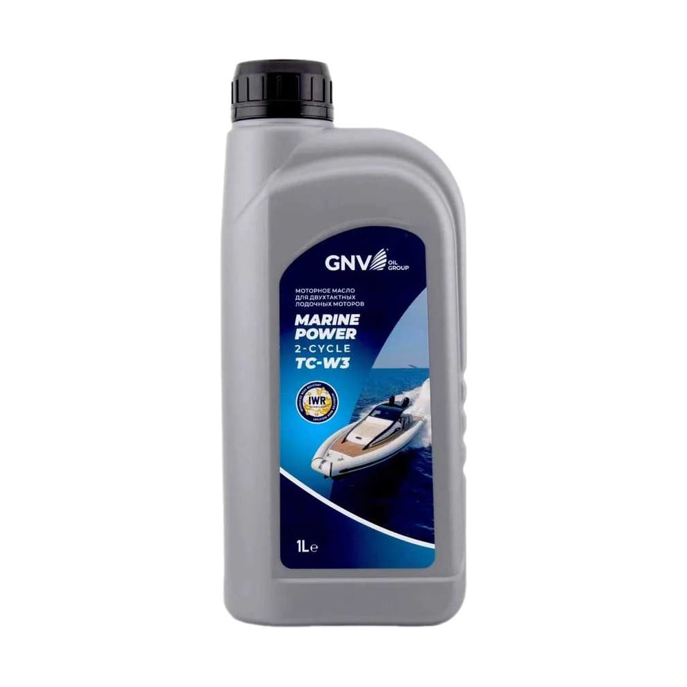 Масло моторное GNV Marine Power 2-cycle 1 л, API TC, NMMA TC-W3 ...