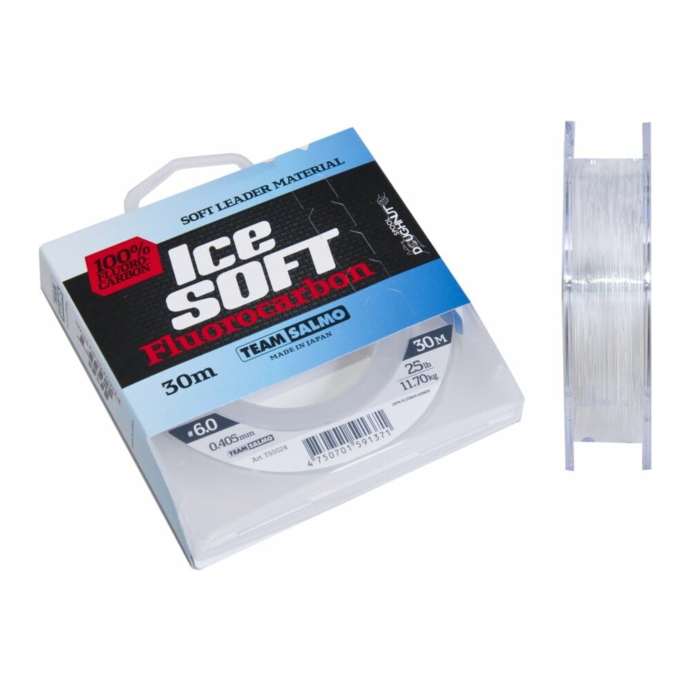 Монофильная леска SALMO Team ICE SOFT FLUOROCARBON 030/040 TS5024-040 ...