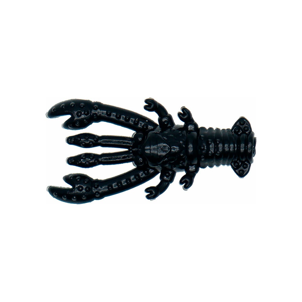 Силиконовая приманка Ojas Rachek NJ-17 черный Widow, рак-рыба, 18шт ...
