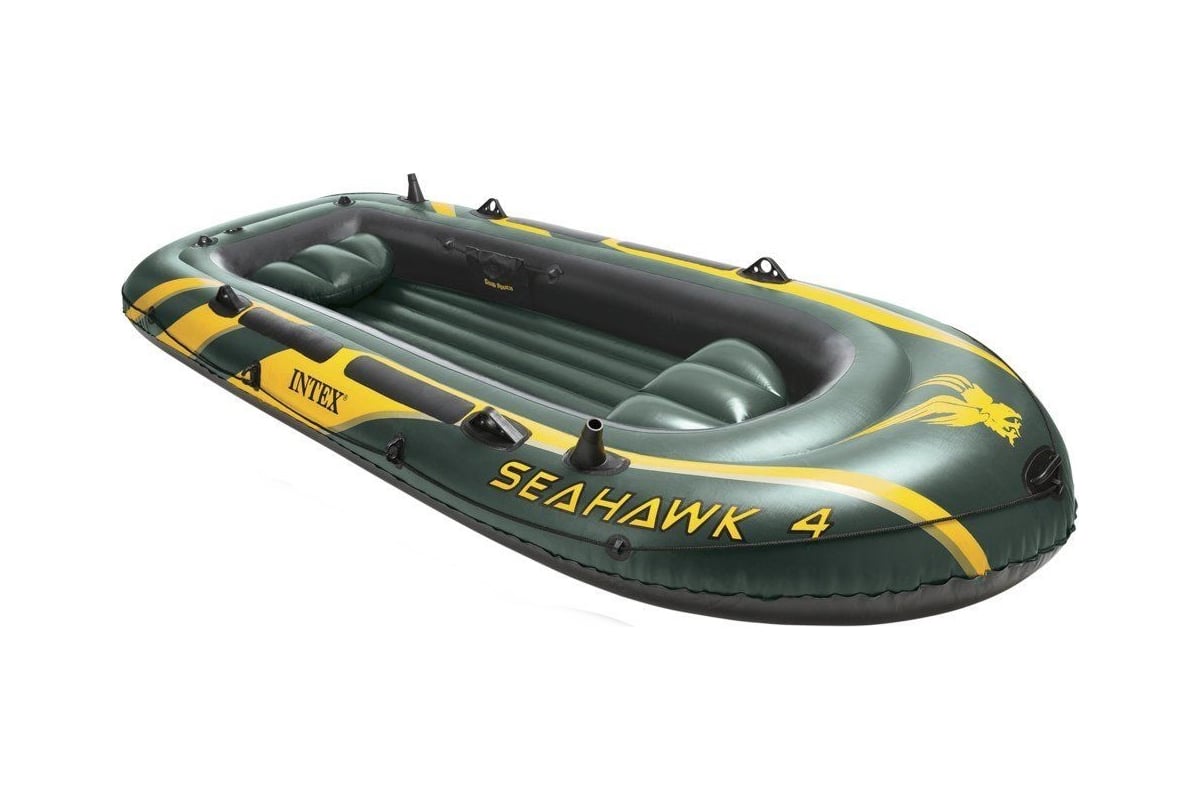Лодка надувная Intex Seahawk 4 68350 - выгодная цена, отзывы ...
