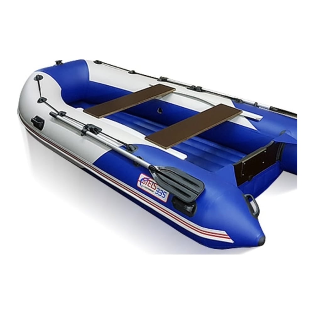 Лодка Hunterboat Хантер Стелс 335 Аеро, синий/белый 4627110221703 ...
