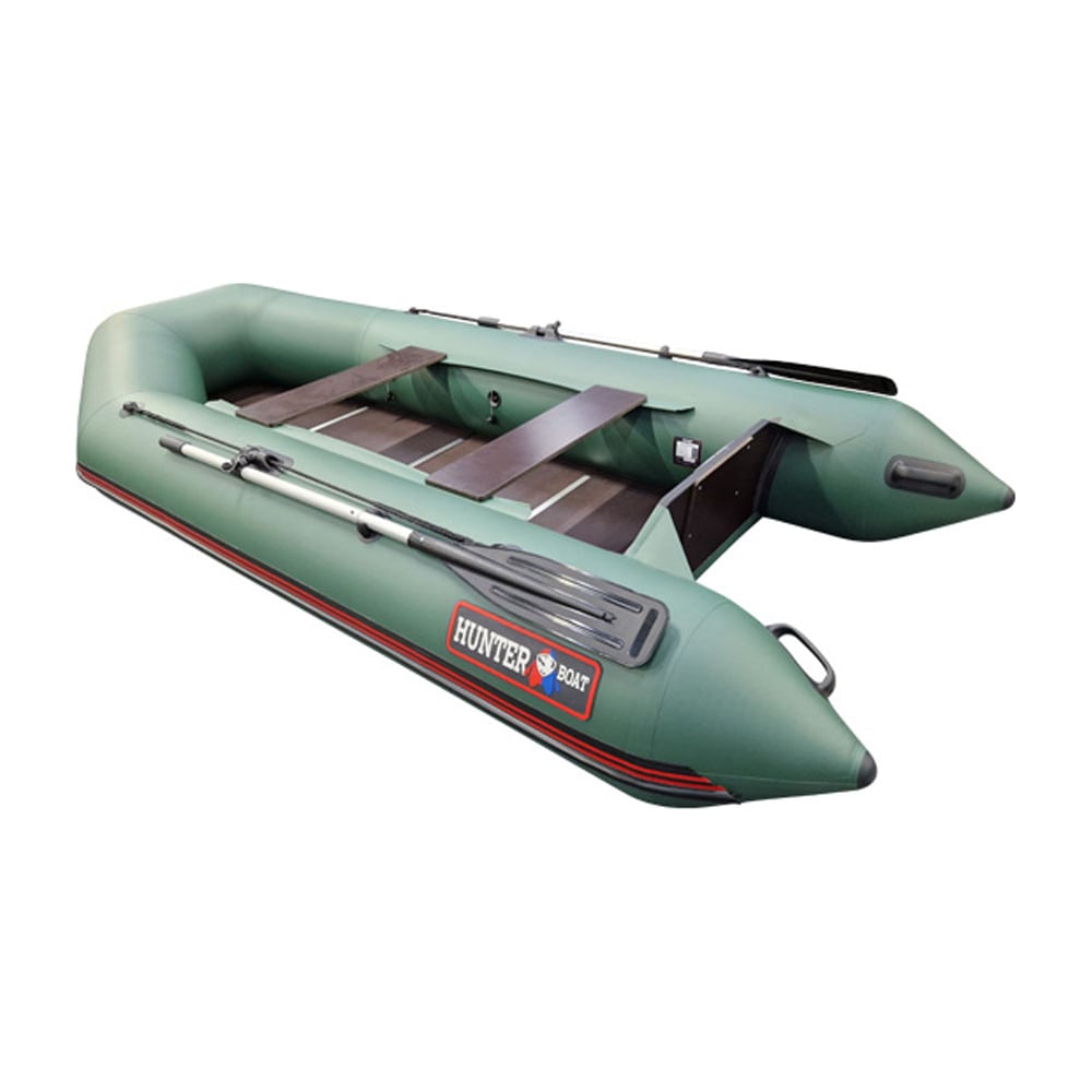 Лодка Hunterboat Хантер 320 Л, зеленая 4627110220348 - выгодная цена ...